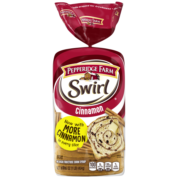 Cinnamon Swirl Breakfast Bread - Pepperidge Farm Cinnamon Swirl Breakfast Bread - Pepperidge Farm