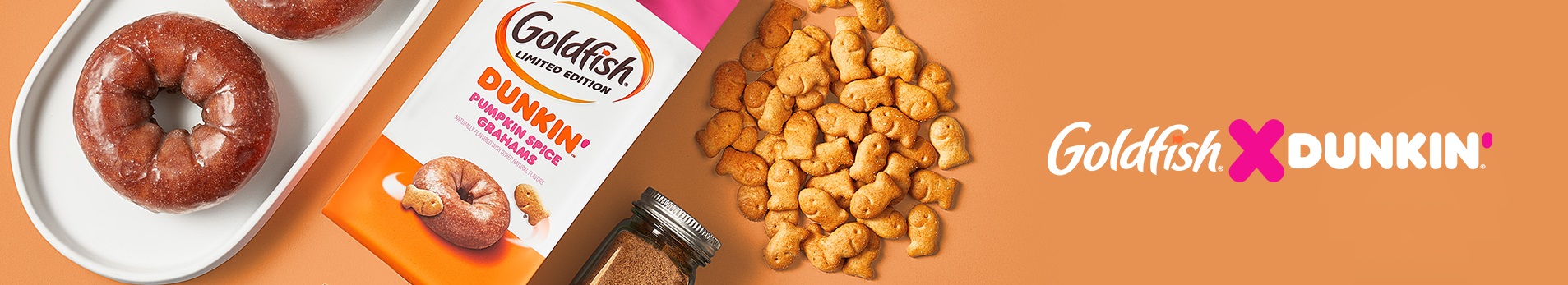Goldfish x Dunkin' Pumpkin Spice Grahams - Pepperidge Farm