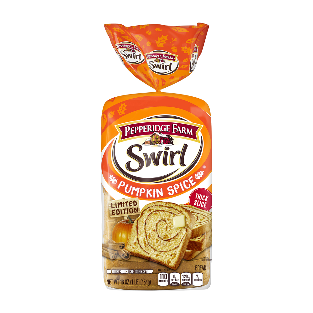 Pumpkin Spice Swirl Bread - Pepperidge Farm Pumpkin Spice Swirl Bread - Pepperidge Farm